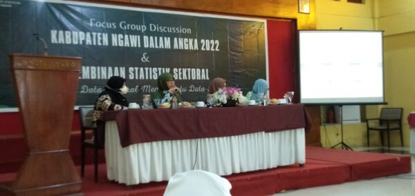 FGD Kabupaten Ngawi Dalam Angka 2022 Dan Pembinaan Statistik Sektoral ...