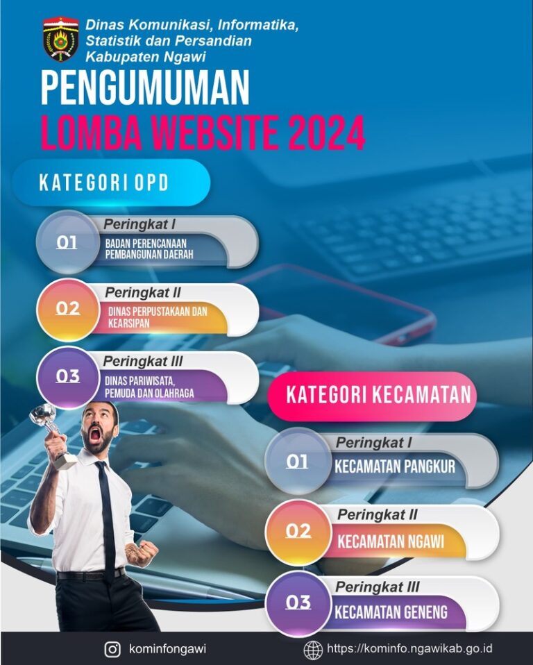 Pengumuman Lomba Website 2024 - Dinas Komunikasi, Informatika, Statistik dan Persandian ...